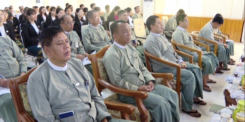 Legal knowledge training: UEC Chairman gave an opening remark | Myanmar International TV